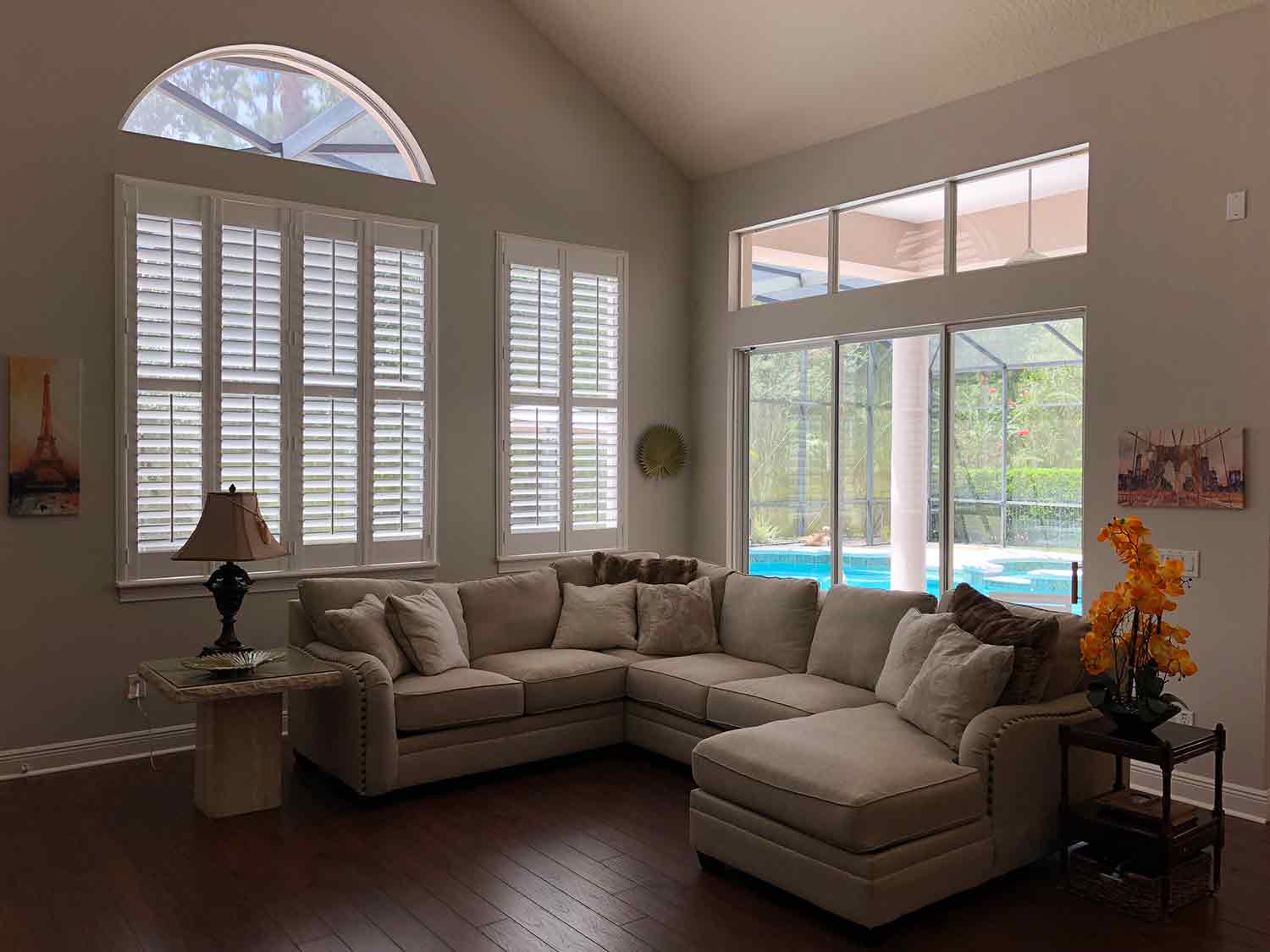 Custom Window Composite Shutters Orlando & Sanford FL - Sanford Verticals